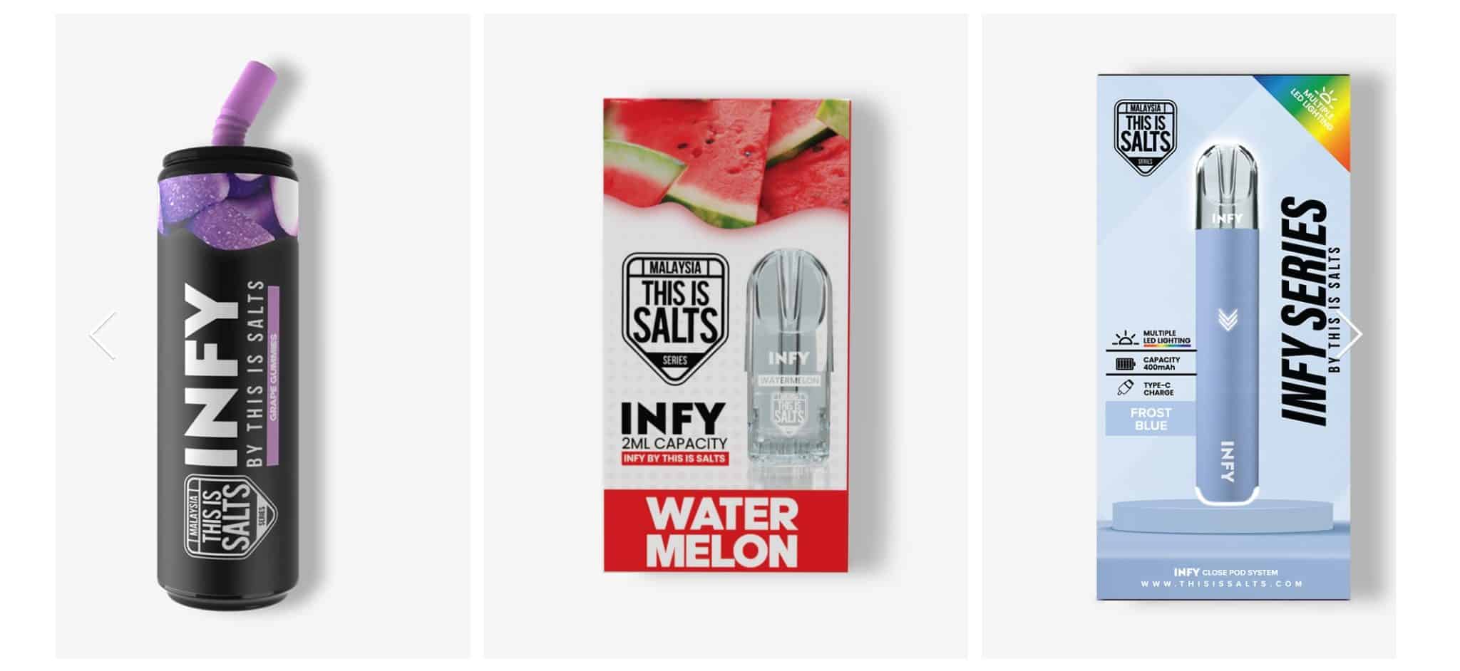 This Is Salt แบรนด์บุหรี่ไฟฟ้า Pod INFY ที่คุ้มค่าที่สุด - PodFlashman